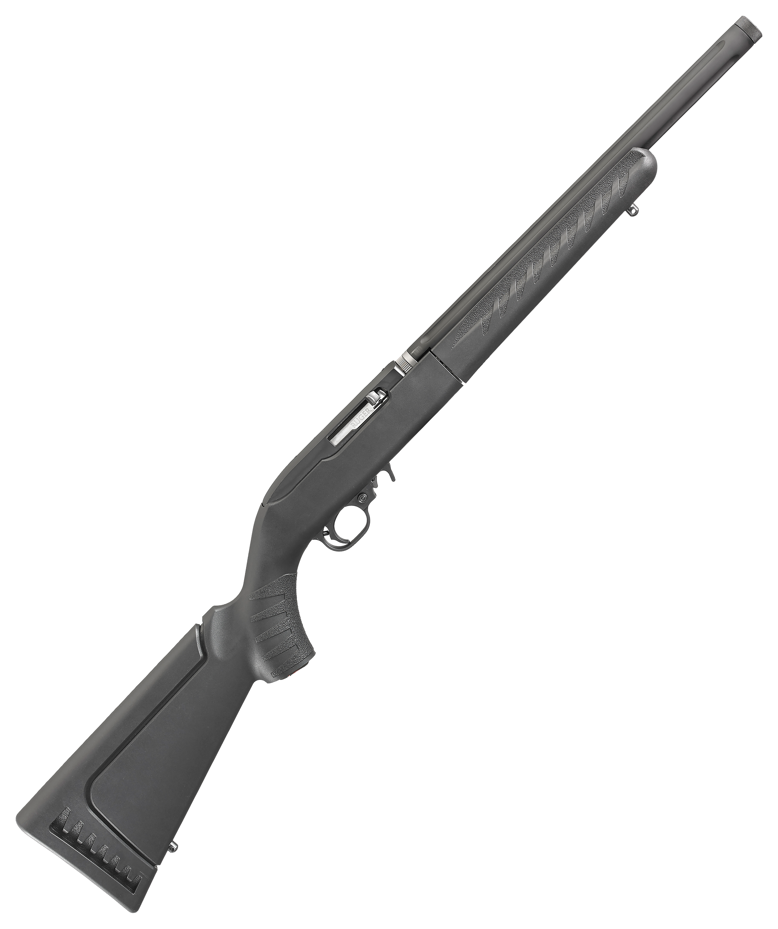 Ruger 10/22 Takedown Semi-Auto Rimfire Rifle with Threaded Fluted ...